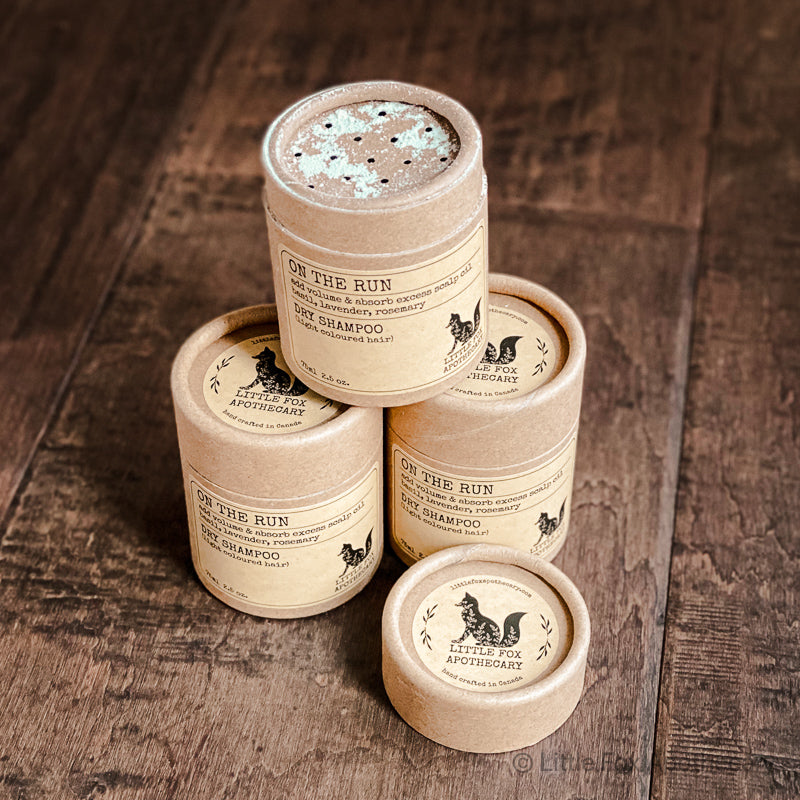 ON THE RUN dry shampoo dark hair – Little Fox Apothecary